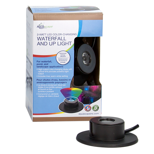 Aquascape LED Color Changing Waterfall & Up Light 2-Watt – Puget Sound ...